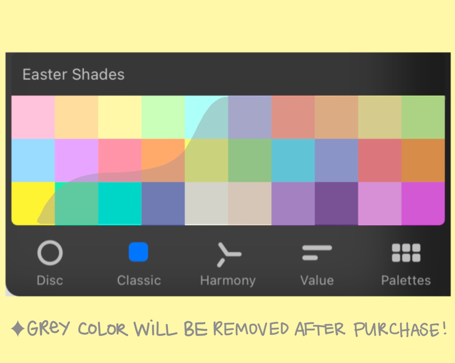 Custom Easter Color Palette and PDF Color Swatches for | Etsy