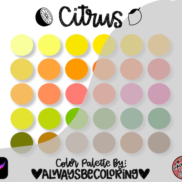Fruit Palette - Etsy