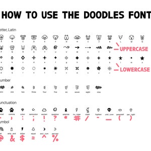 Bad Dog Font Trio With Doodles! Hand Drawn Display Font, Branding Font ...