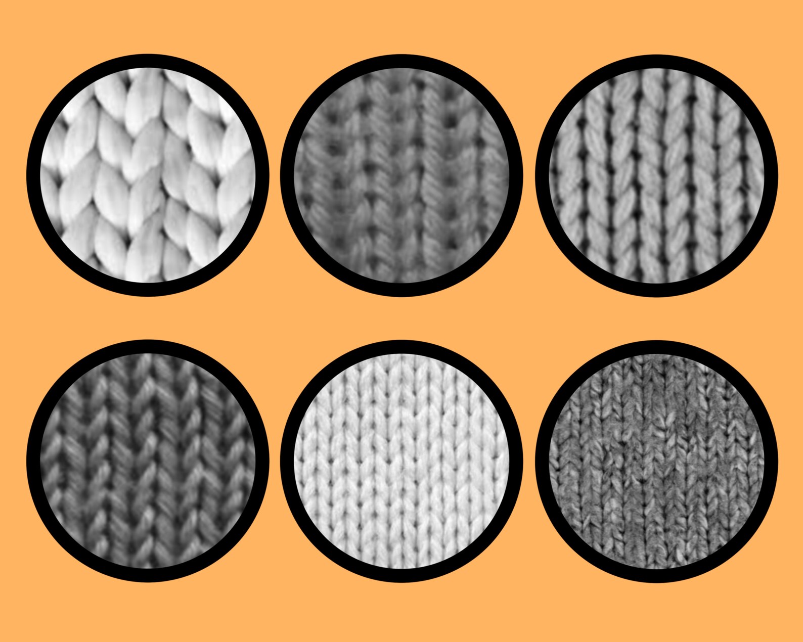 20 Knit Seamless Pattern Procreate Brushes Fabric Brushes - Etsy