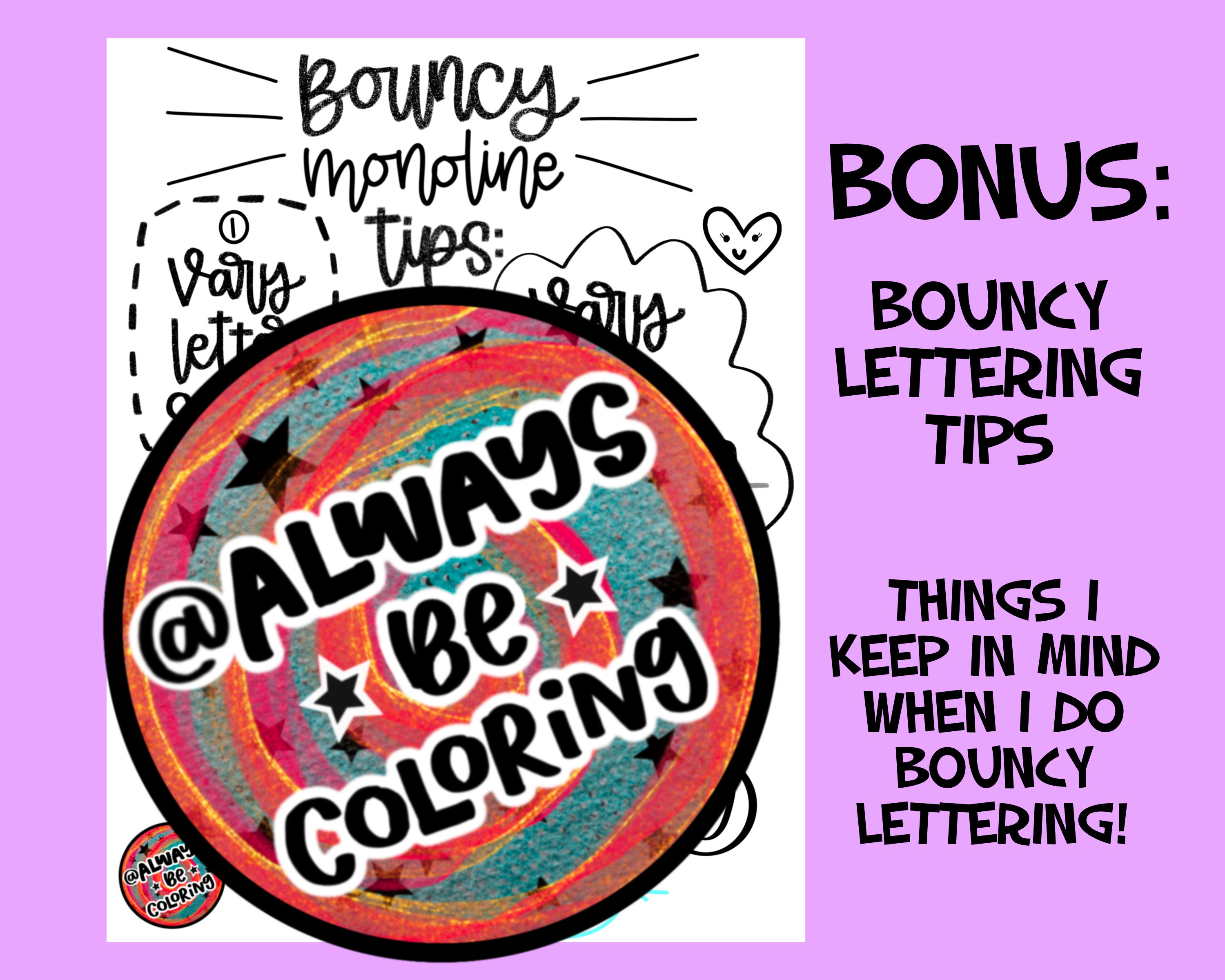 10 Procreate Brushes 10 Lettering Practice Worksheets Learn | Etsy