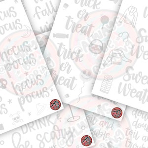 15 Procreate Lettering Brushes, 10 Halloween Lettering Practice ...