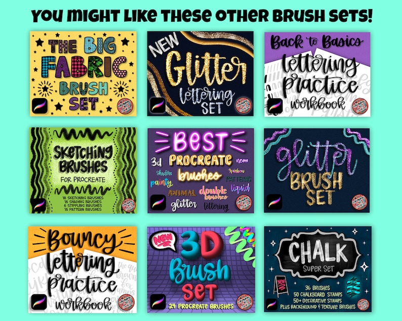 120 Hand Drawn Procreate Stamp Brushes With Butterflies & - Etsy