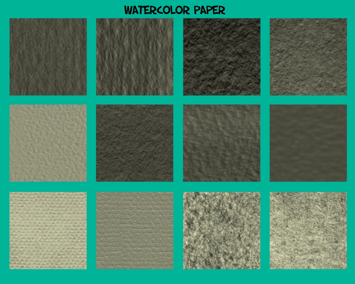 Procreate Canvas and Paper Texture Brushes Add to Your | Etsy