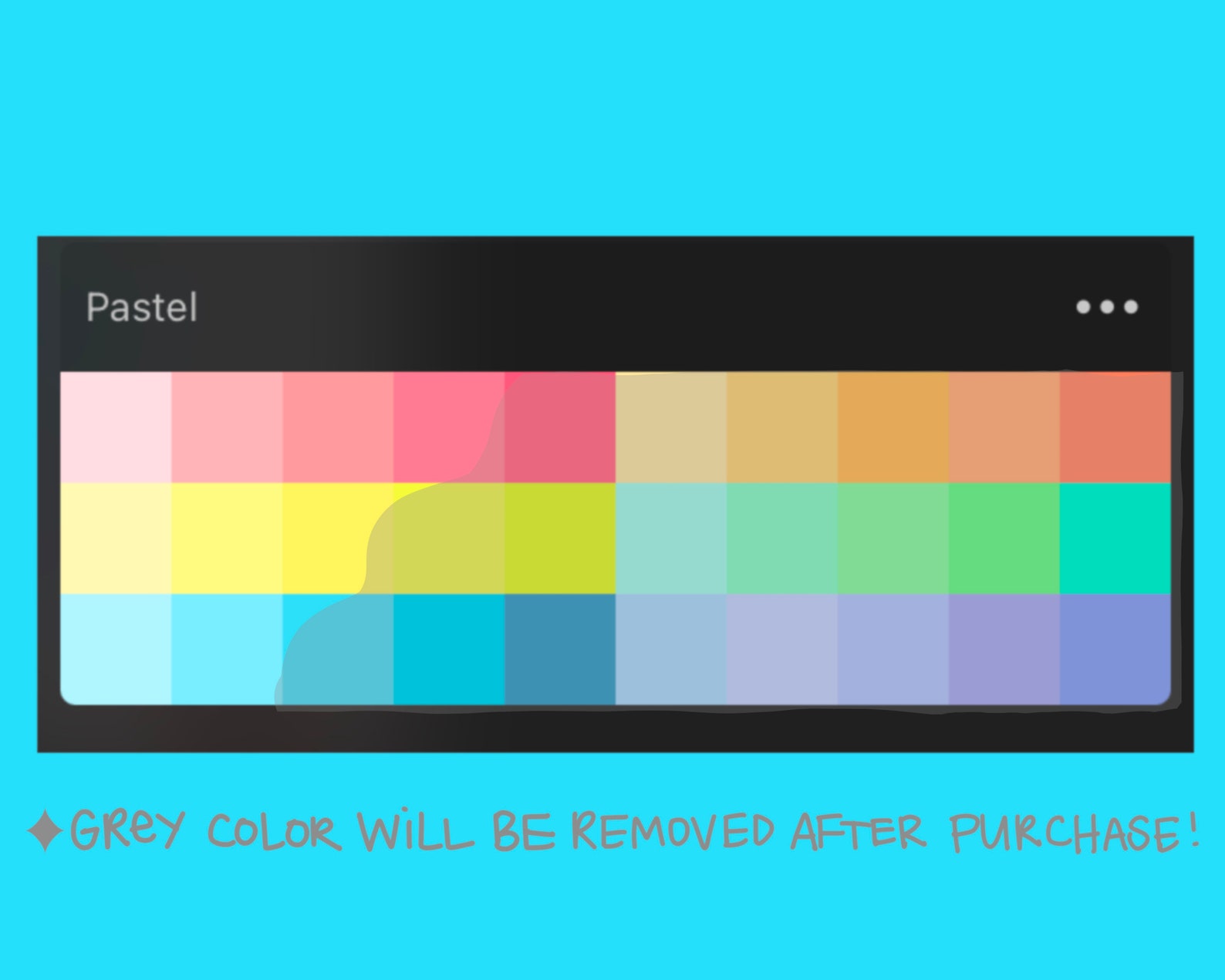 Custom Pastel Color Palette and PDF Color Swatches for - Etsy