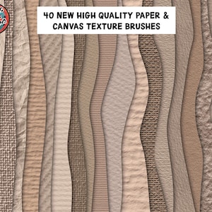 120 Procreate Realistic Pastel Brushes, Paper & Canvas Texture Brushes ...