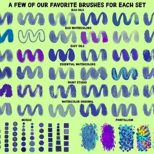 Save 70%! 850 Procreate Paint Brushes, Oil Paint Brushes, Watercolor ...