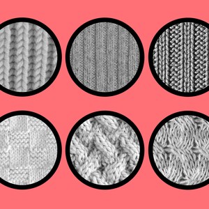 20 Knit Seamless Pattern Procreate Brushes! Fabric Brushes, Texture Brushes, Pattern Brushes ...