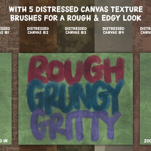 70 Premium Procreate Canvas Texture Brushes & 25 High Quality Canvas ...