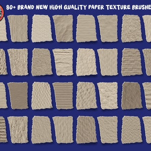 170 Realistic Procreate Paper Texture Brushes, Drawing & Shading ...