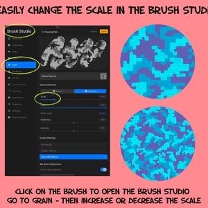 22 Seamless Pattern Camouflage Procreate Brushes! With Color Palette ...