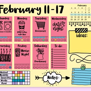 Procreate Calendar Planner Journal Stamp Brush Bundle! 530 Procreate ...