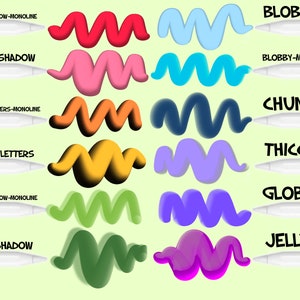 24 Awesome 3D Procreate Brushes for Lettering, Illustration! Unique ...