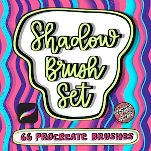 Procreate Shadow Brushes for iPad Lettering, Illustration, Sketching ...
