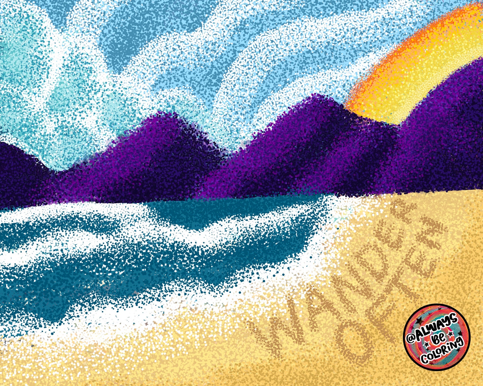 90+ Procreate Pointillism Brushes for Lettering & Illustration ...