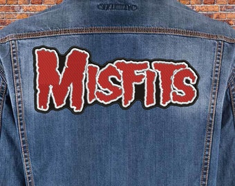 Misfits Back Patch SET. Sew on Patch. | Etsy