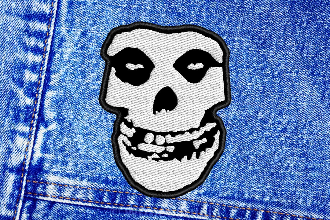 Misfits Skull Logo Patch. Sew on Patch. - Etsy