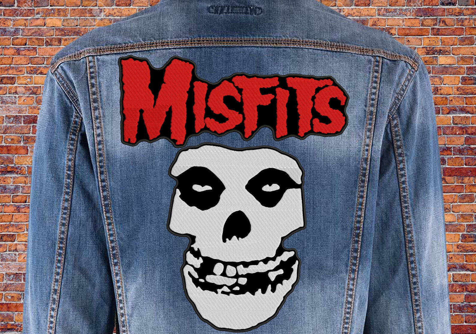 Misfits Back Patch SET. Sew on Patch. - Etsy