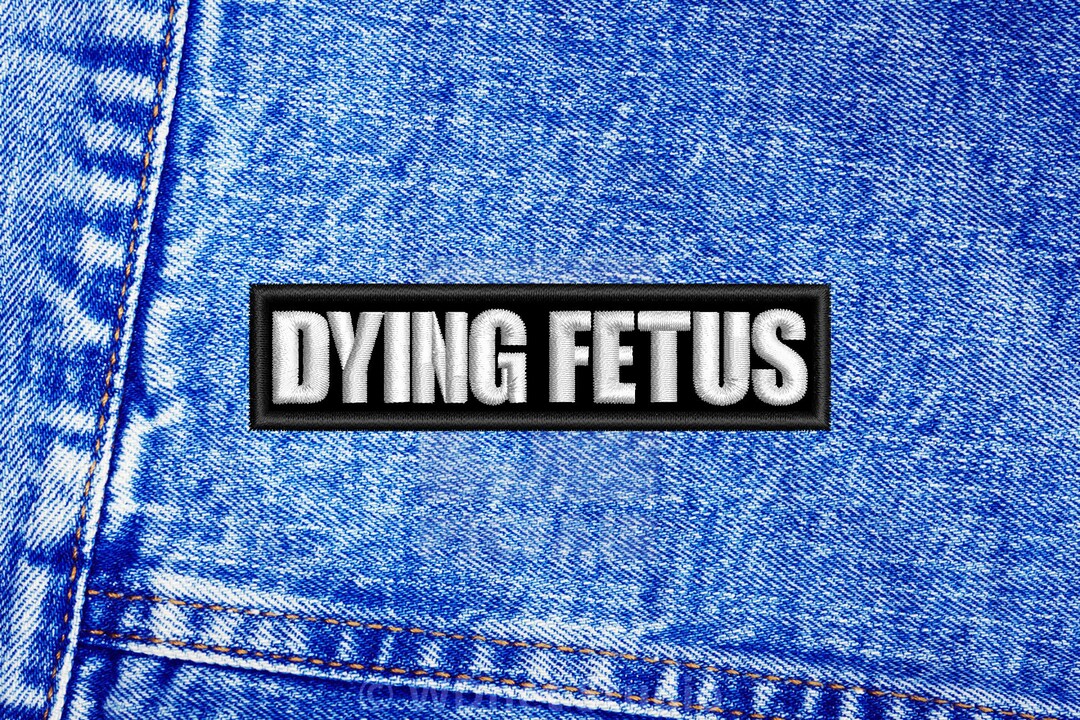 Dying Fetus Patch. Sew on Patch. - Etsy