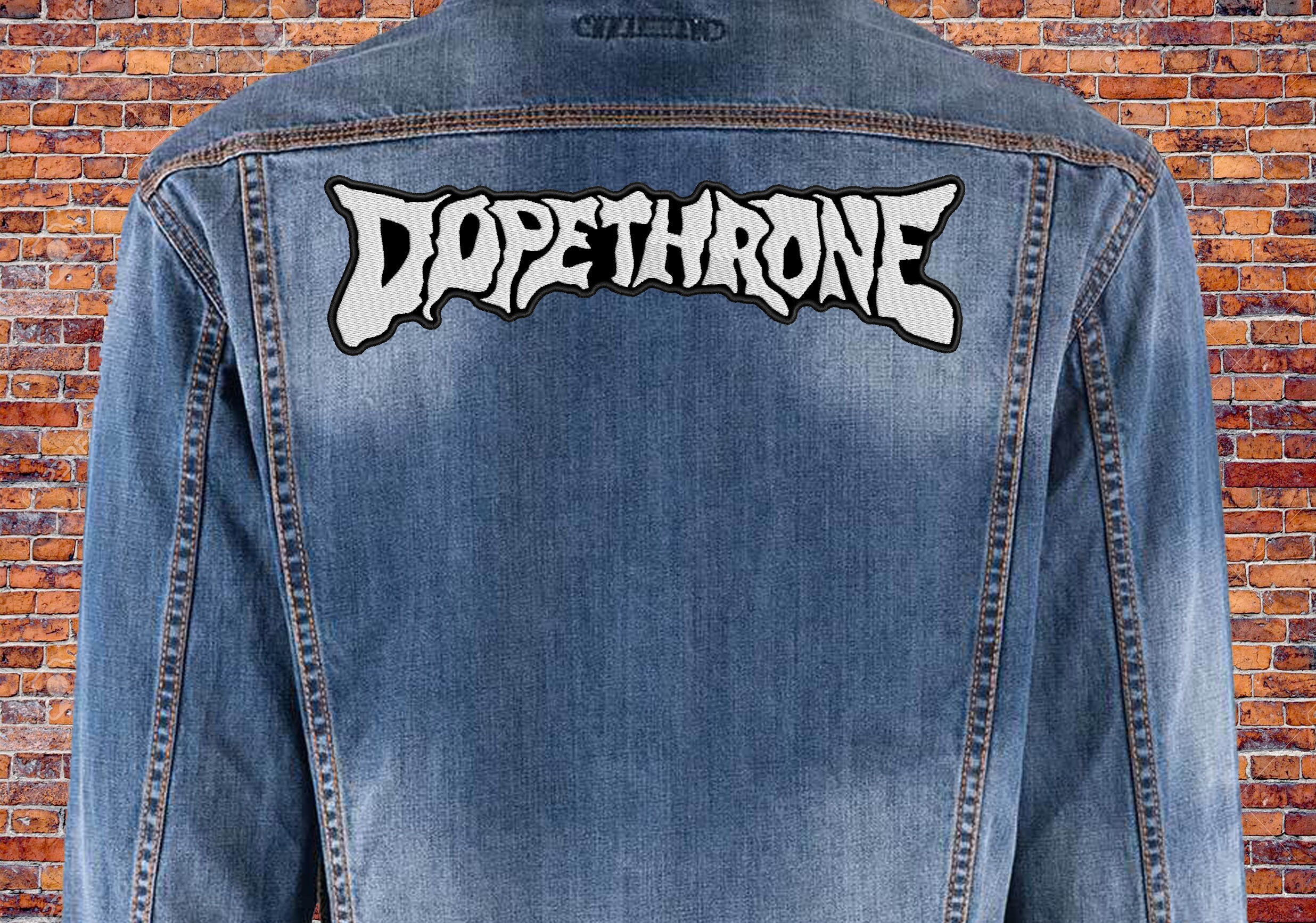 Dopethrone Back Patch. Sew on Patch. - Etsy