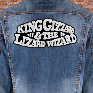 King Gizzard & the Lizard Wizard Back Patch. Sew on Patch. - Etsy