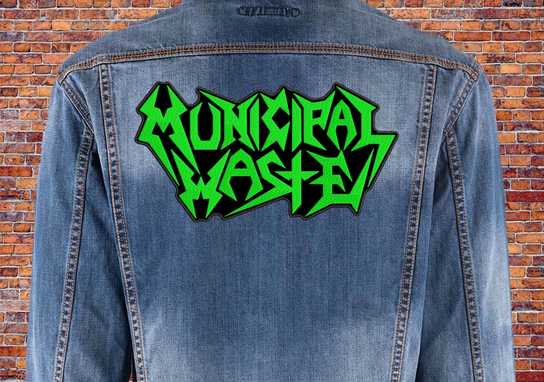Municipal Waste BACK Patch. Sew on Patch. - Etsy