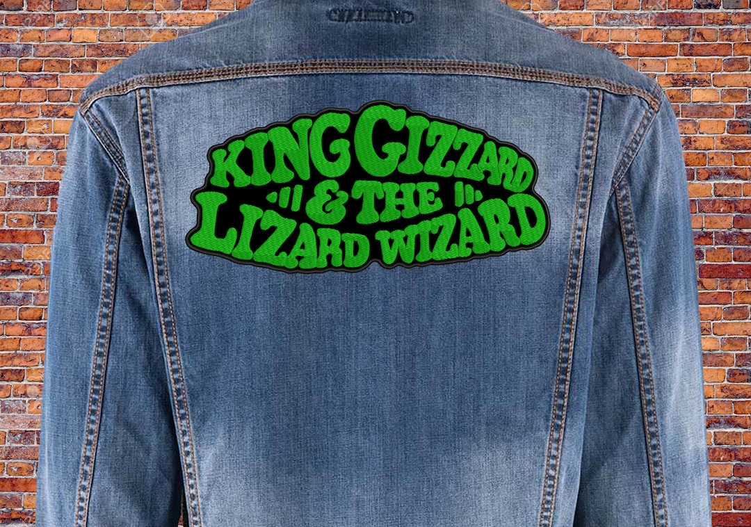King Gizzard & the Lizard Wizard Back Patch. Sew on Patch. - Etsy