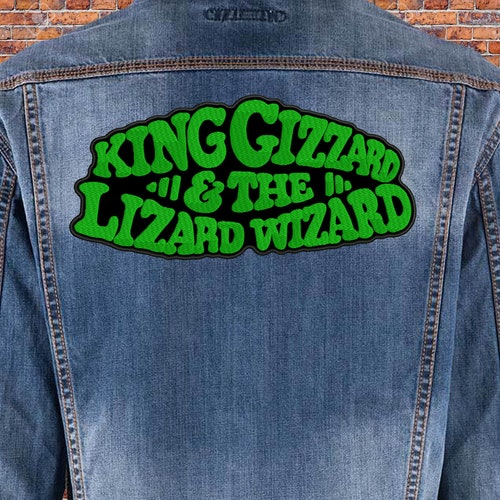 King Gizzard & the Lizard Wizard Back Patch. Sew on Patch. - Etsy