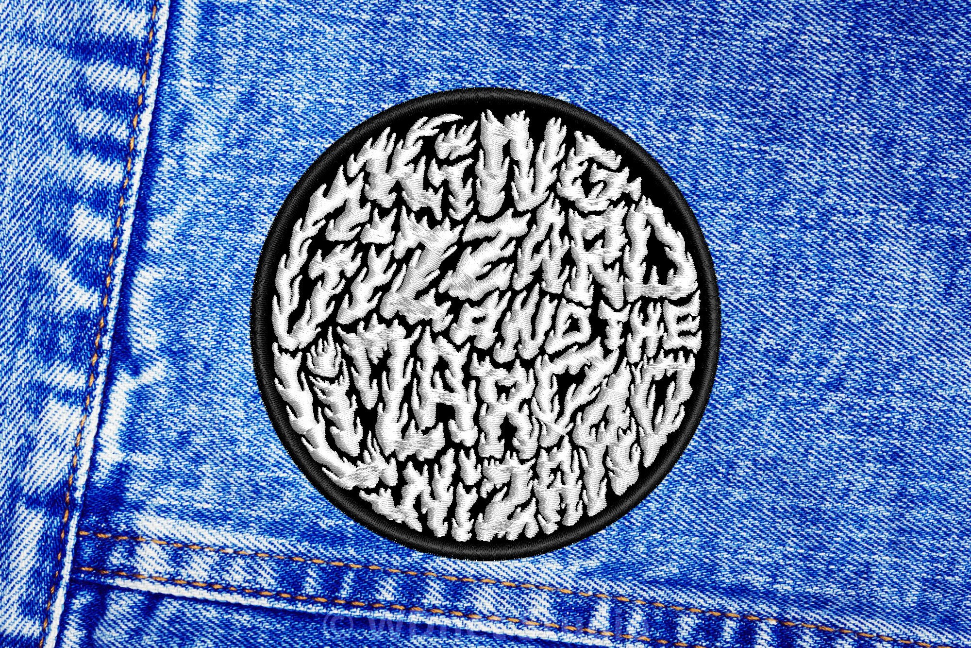 King Gizzard & the Lizard Wizard Patch. Sew on Patch. - Etsy