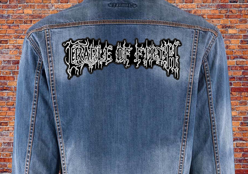 Cradle of Filth Logo Back Patch. Sew on Patch. | Etsy