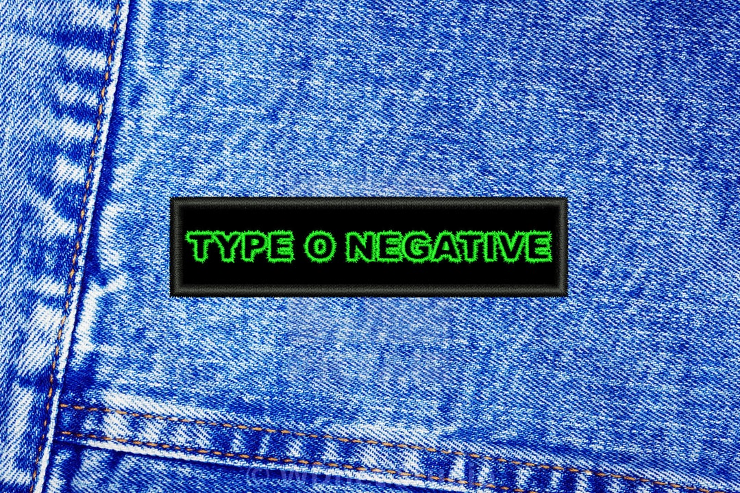 Type O Negative Logo Patch. Sew on Patch. - Etsy