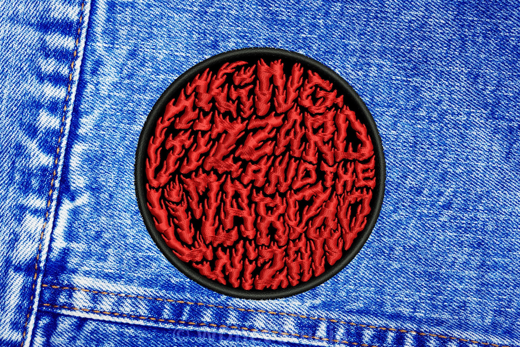 King Gizzard & the Lizard Wizard Patch. Sew on Patch. - Etsy