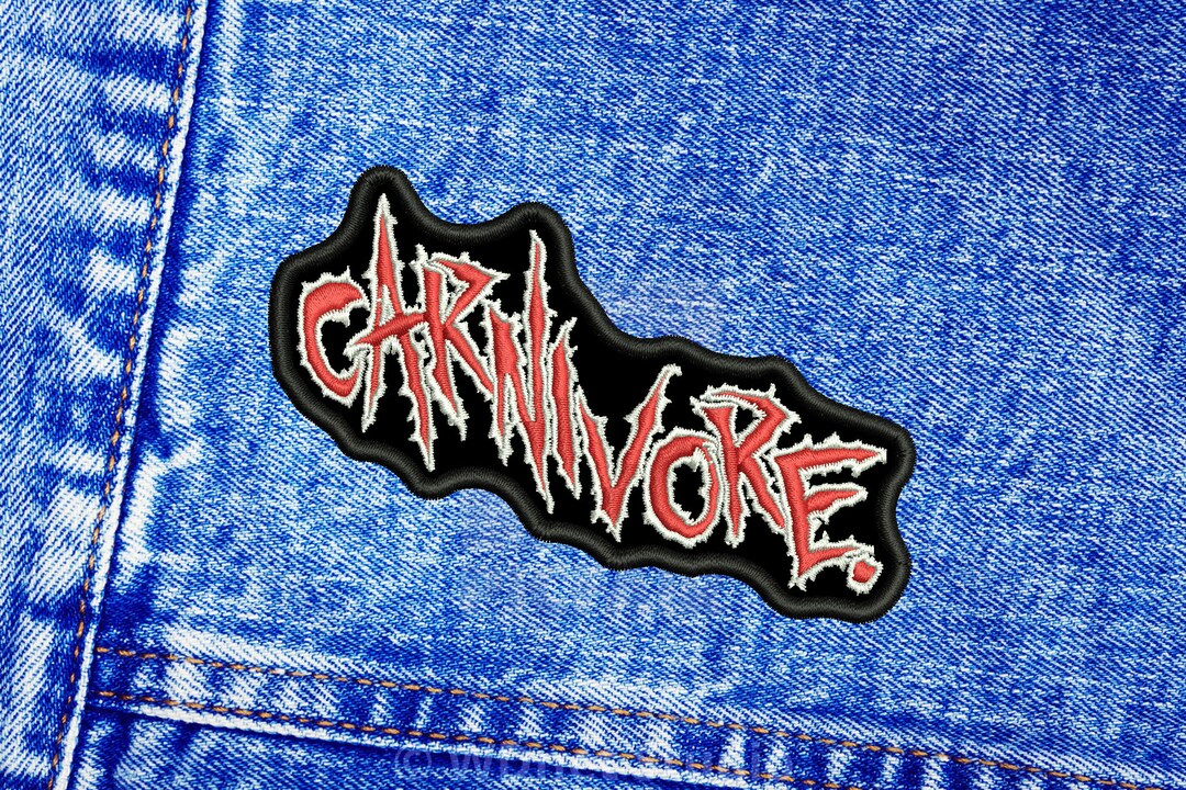 Carnivore Patch. Sew on Patch. - Etsy