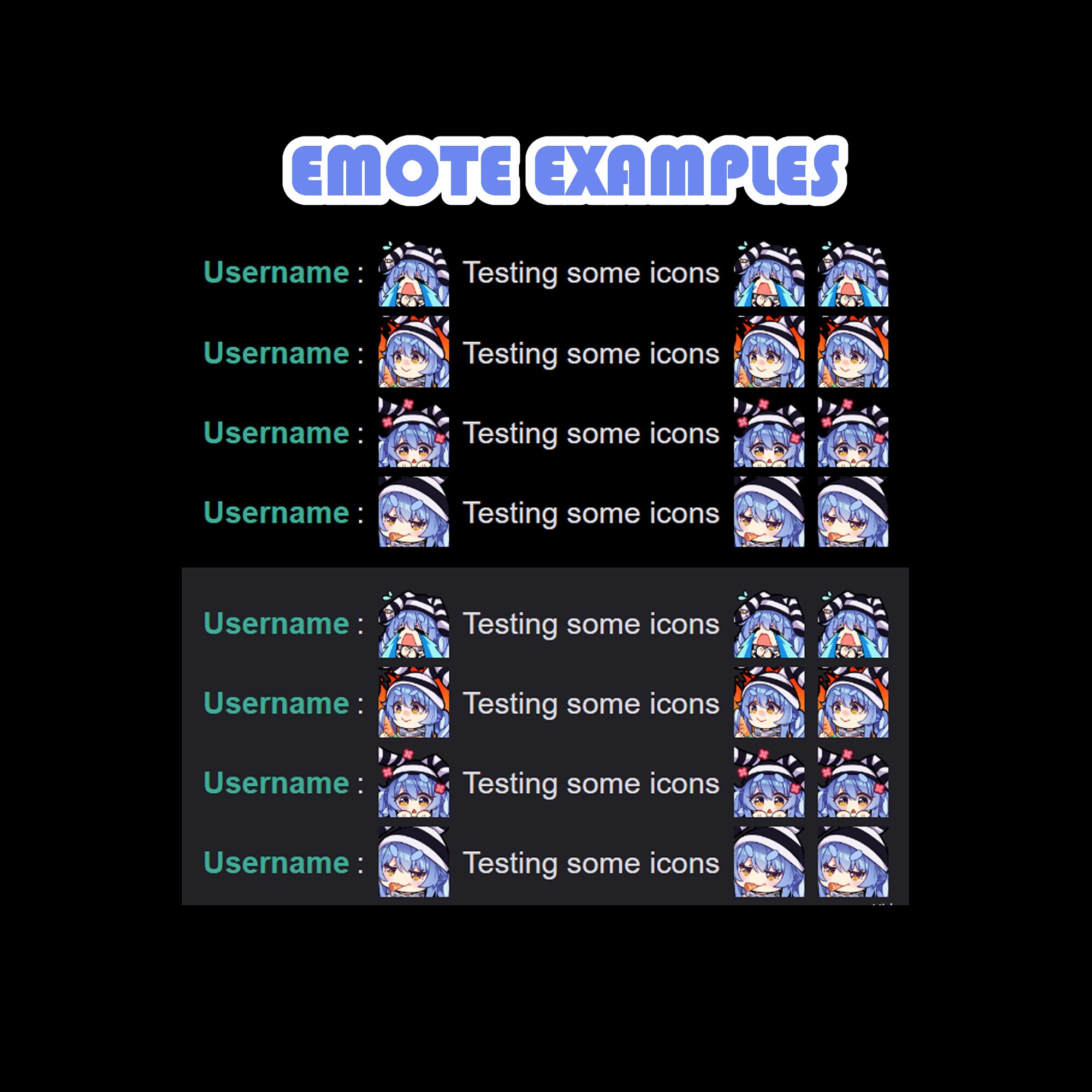 Usada Pekora Hololive Emotes - Etsy Österreich