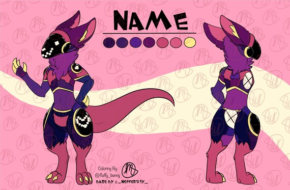 Adoptable protogen full character rights | Etsy