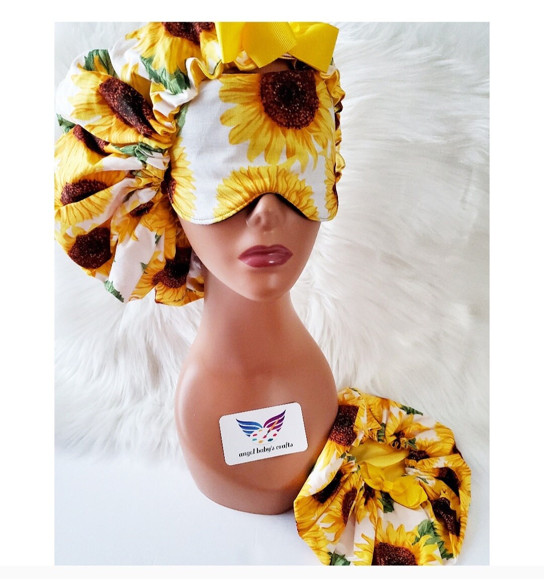 Women & Girl's Satin Lined Bonnets/sleep Masks - Etsy