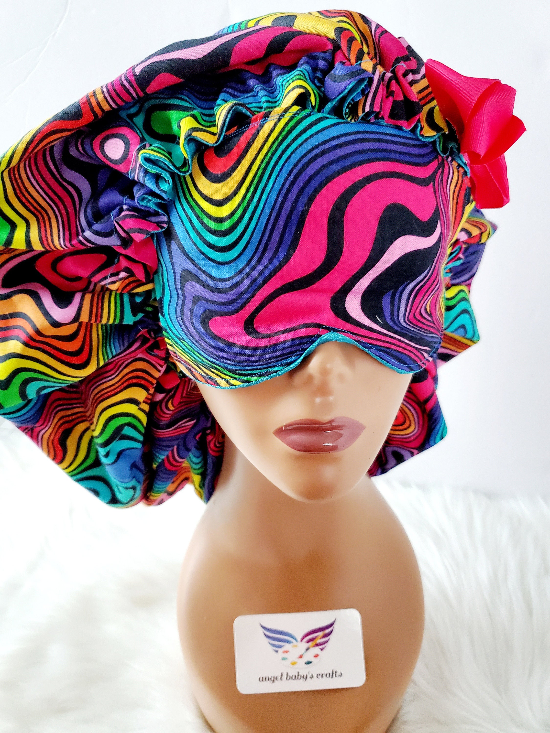 Women & Girl's Satin Lined Bonnets/sleep Masks - Etsy