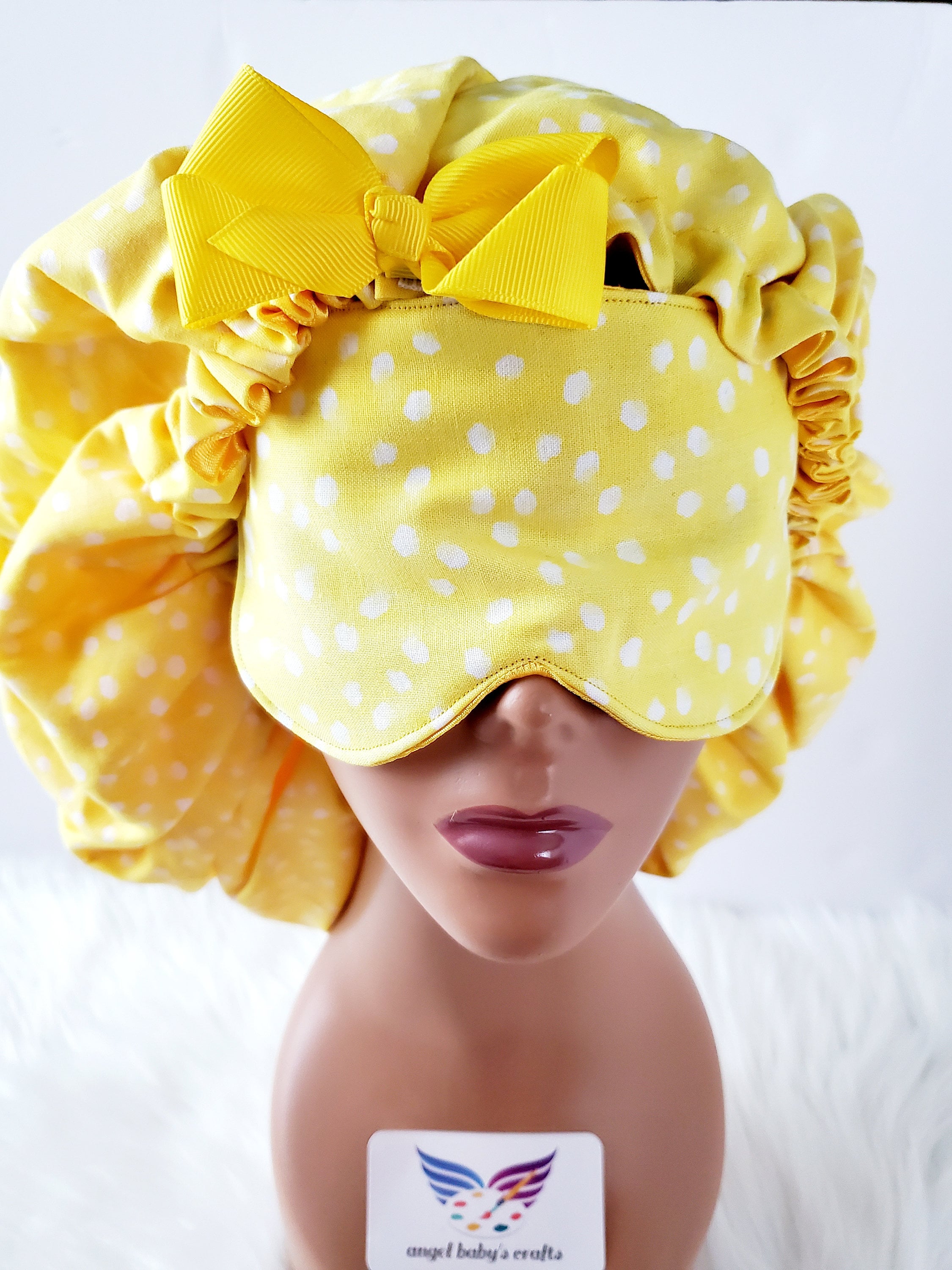 Women & Girl's Satin Lined Bonnets/sleep Masks - Etsy