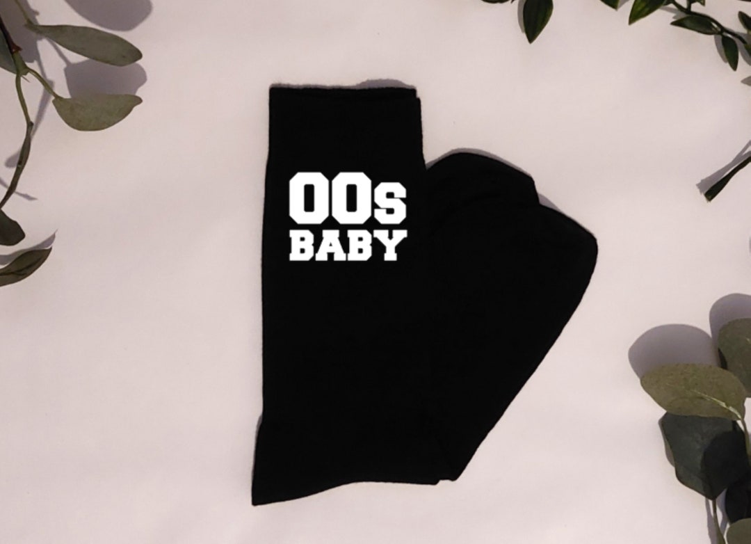 Noughties Socks 00s Baby Socks Gift Born in 2000s Sock - Etsy