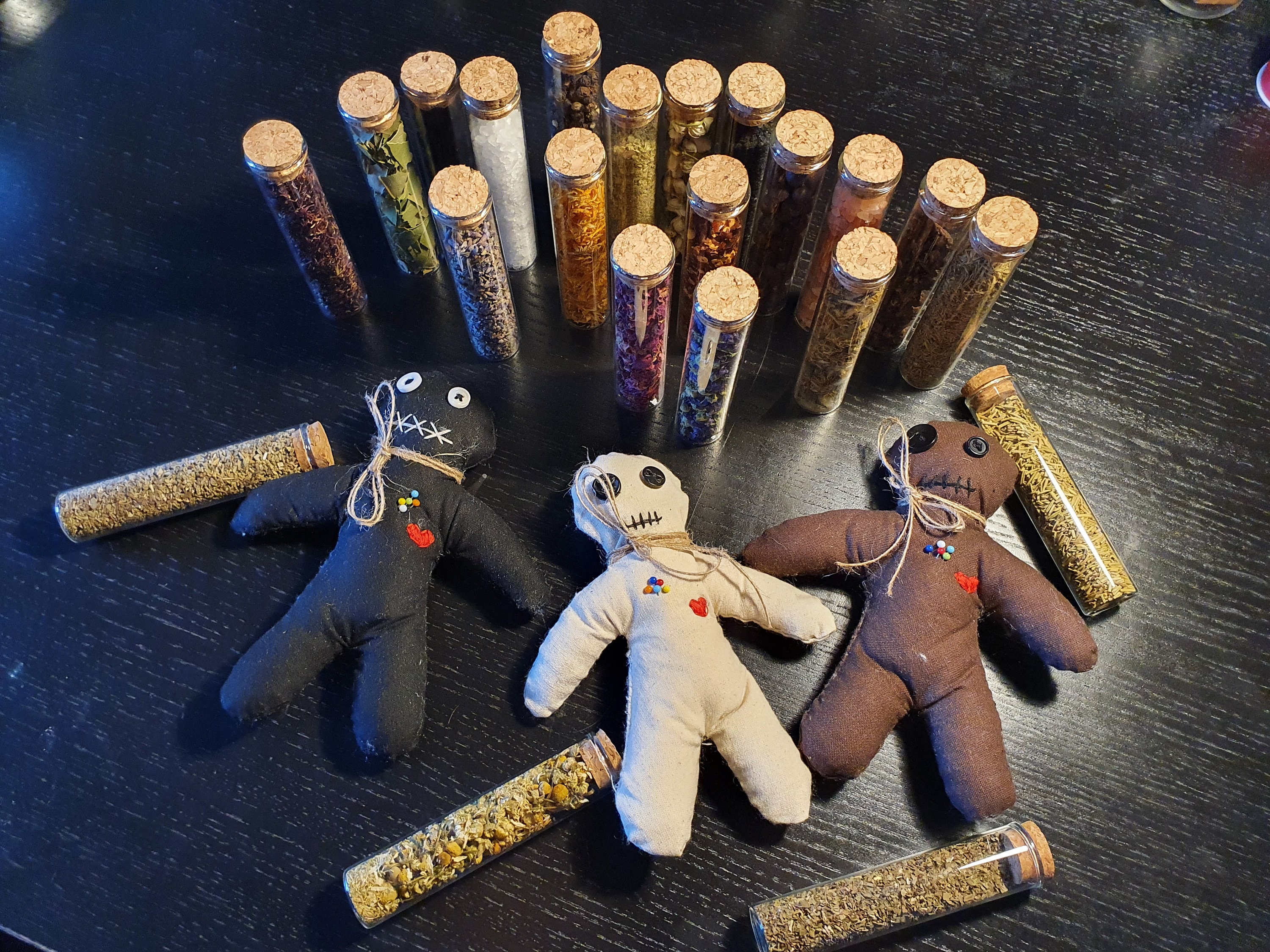 Custom Voodoo Doll/poppet Doll Handmade Cotton Stuffed With - Etsy