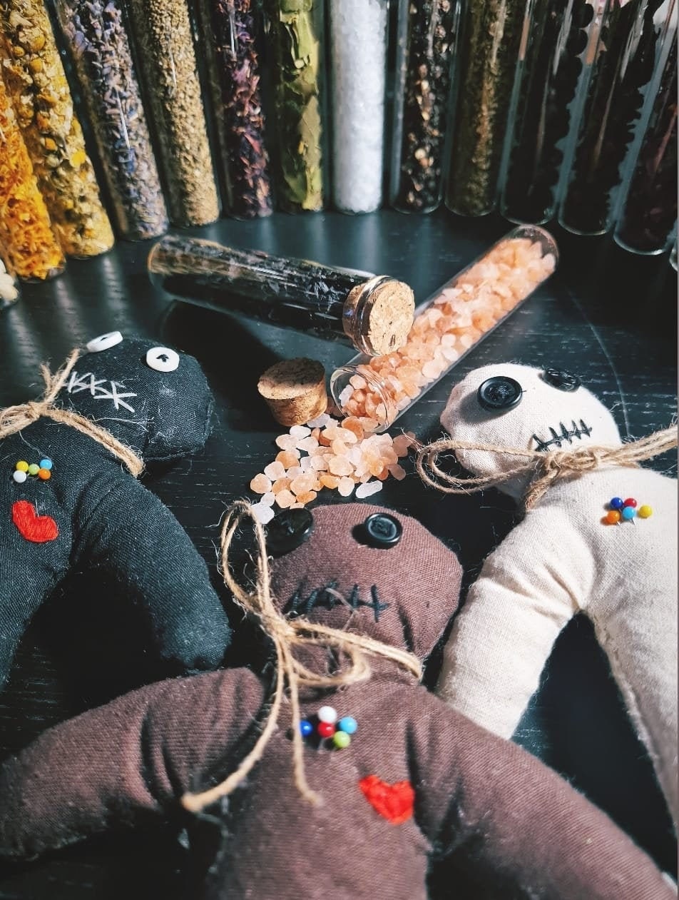 Custom Voodoo Doll/poppet Doll Handmade Cotton Stuffed With - Etsy