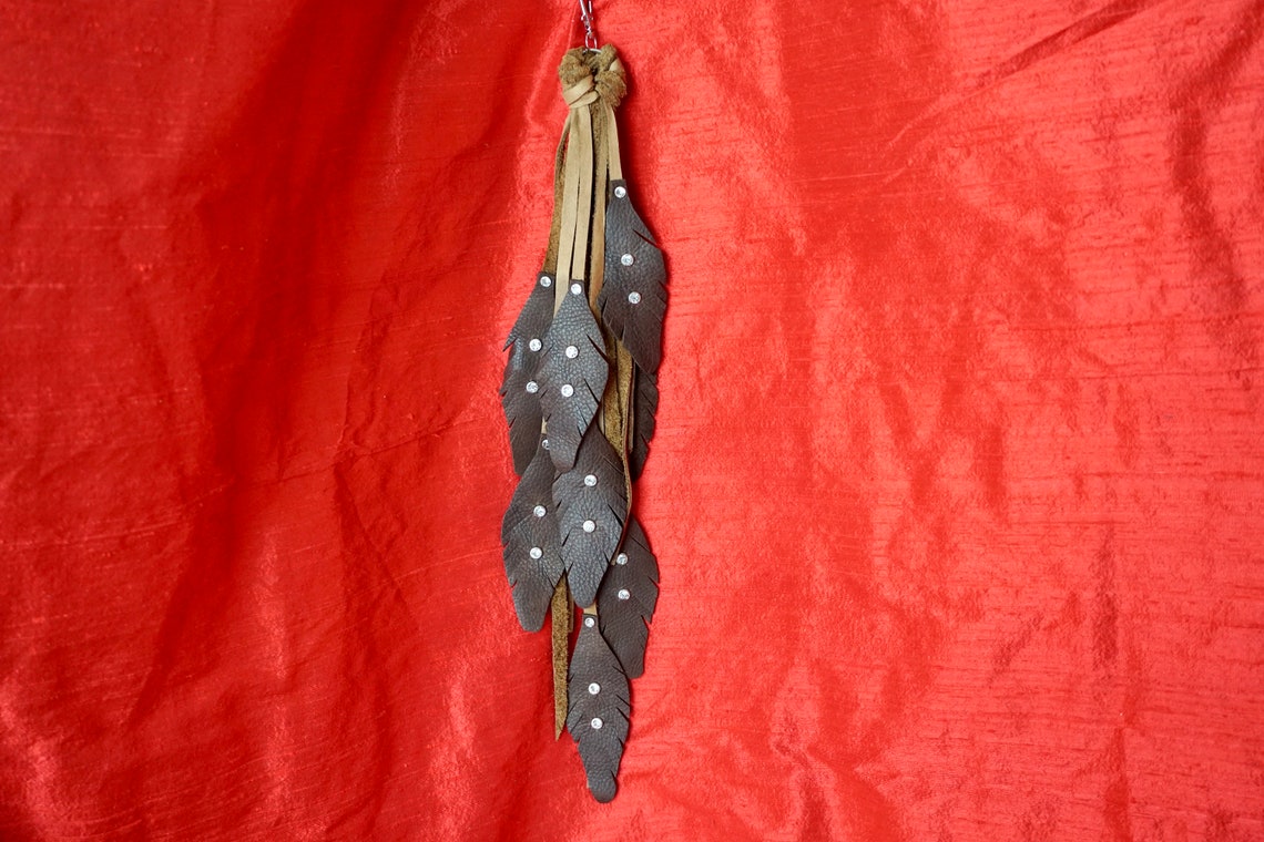 Leather Purse Tassel,leather Purse Charm,leather Bag Charm,leather Bag ...