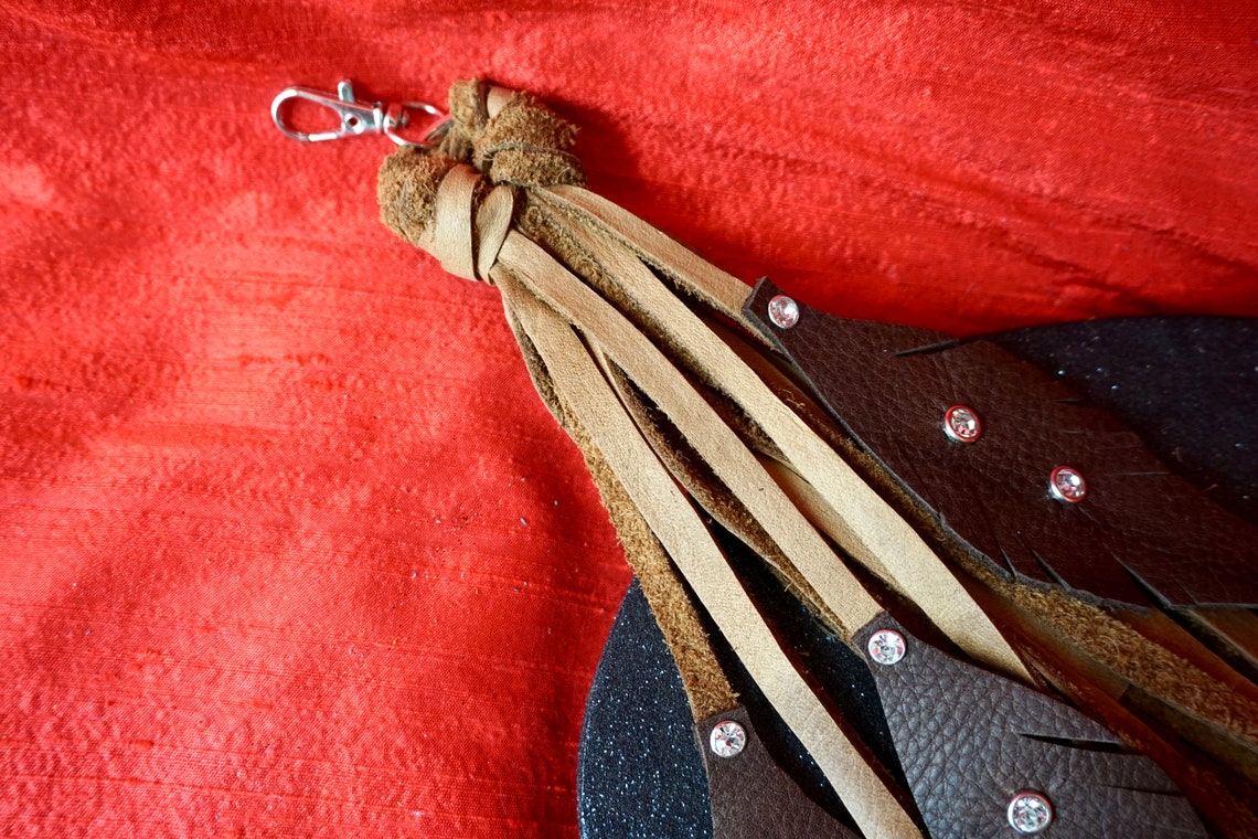Leather Purse Tassel,leather Purse Charm,leather Bag Charm,leather Bag ...