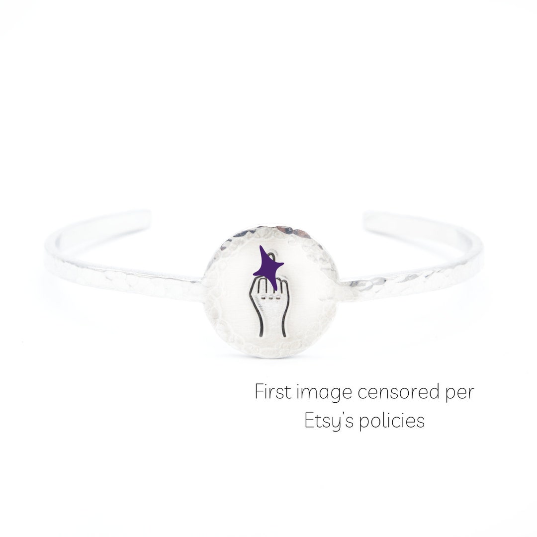 Middle Finger Bracelet, Swear Word Jewelry, Curse Word Jewelry, Funny ...