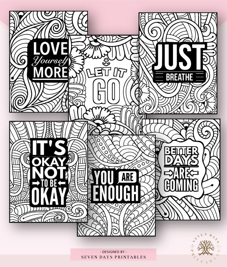 Mandala Coloring Pages, Adult Anti-stress Coloring Sheets, Printable ...
