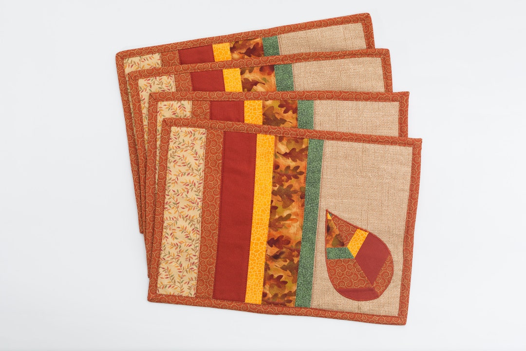 Napperons inspirés vintage des feuilles dautomne décor - Etsy France