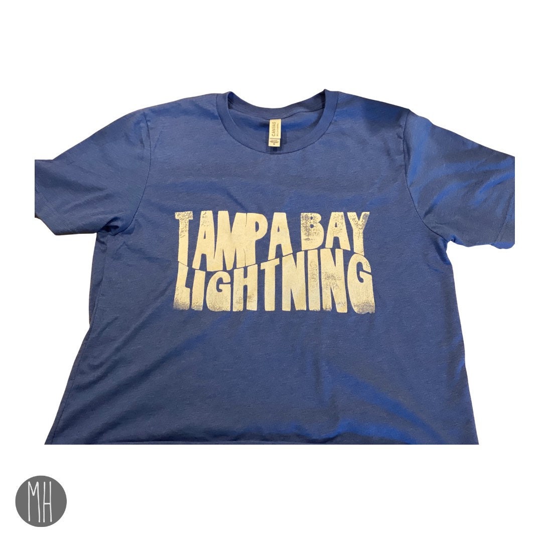 Retro Tampa Bay Lightning T-shirt - Etsy