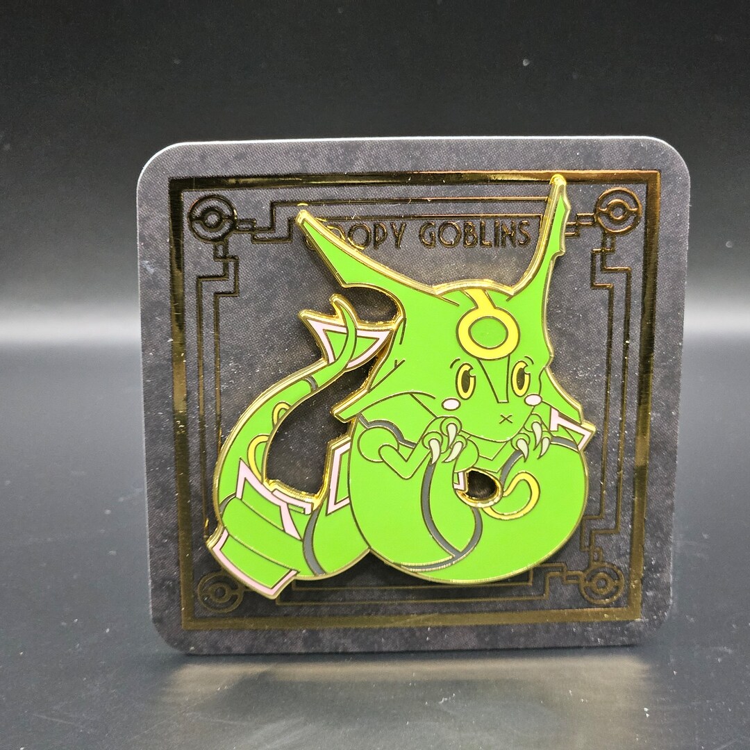 2 Inch Rayquaza Hard Enamel Pin - Etsy