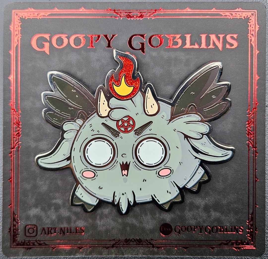 3 Inch Chibi Baby Baphomet Pin - Etsy
