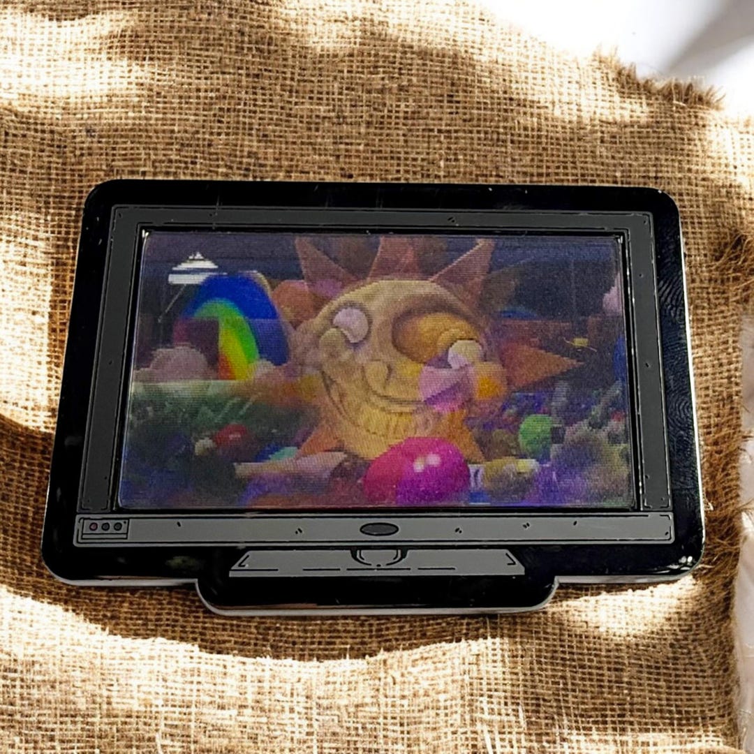 2.65" Lenticular FNAF Flat Screen Enamel Pin - Etsy